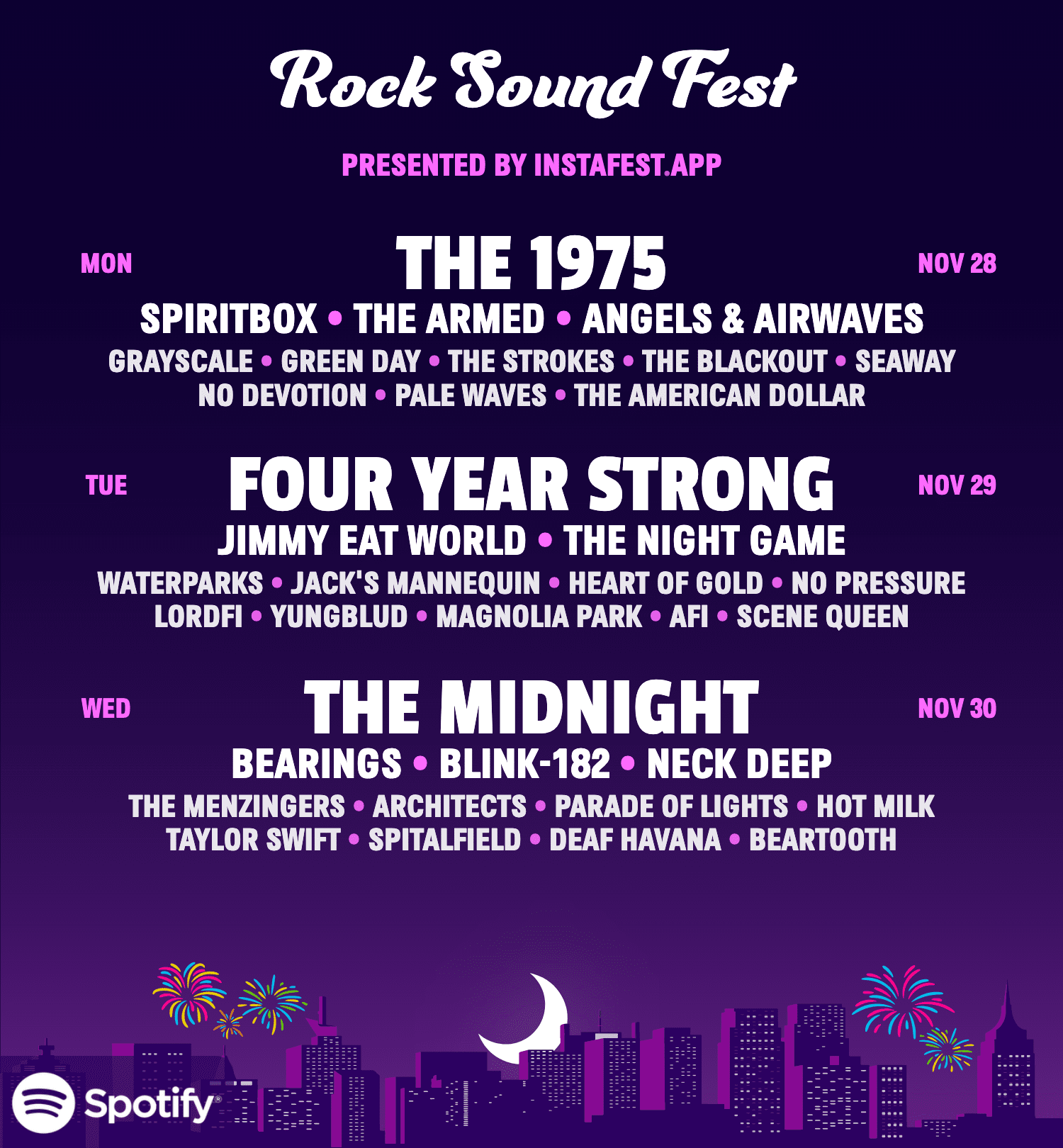 This Website Makes A Festival Line-Up From Your Spotify Habits