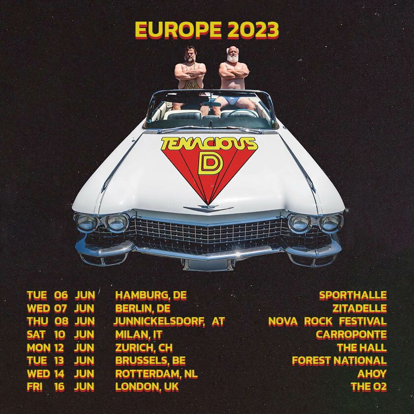 Tenacious D Announce European Headline Tour