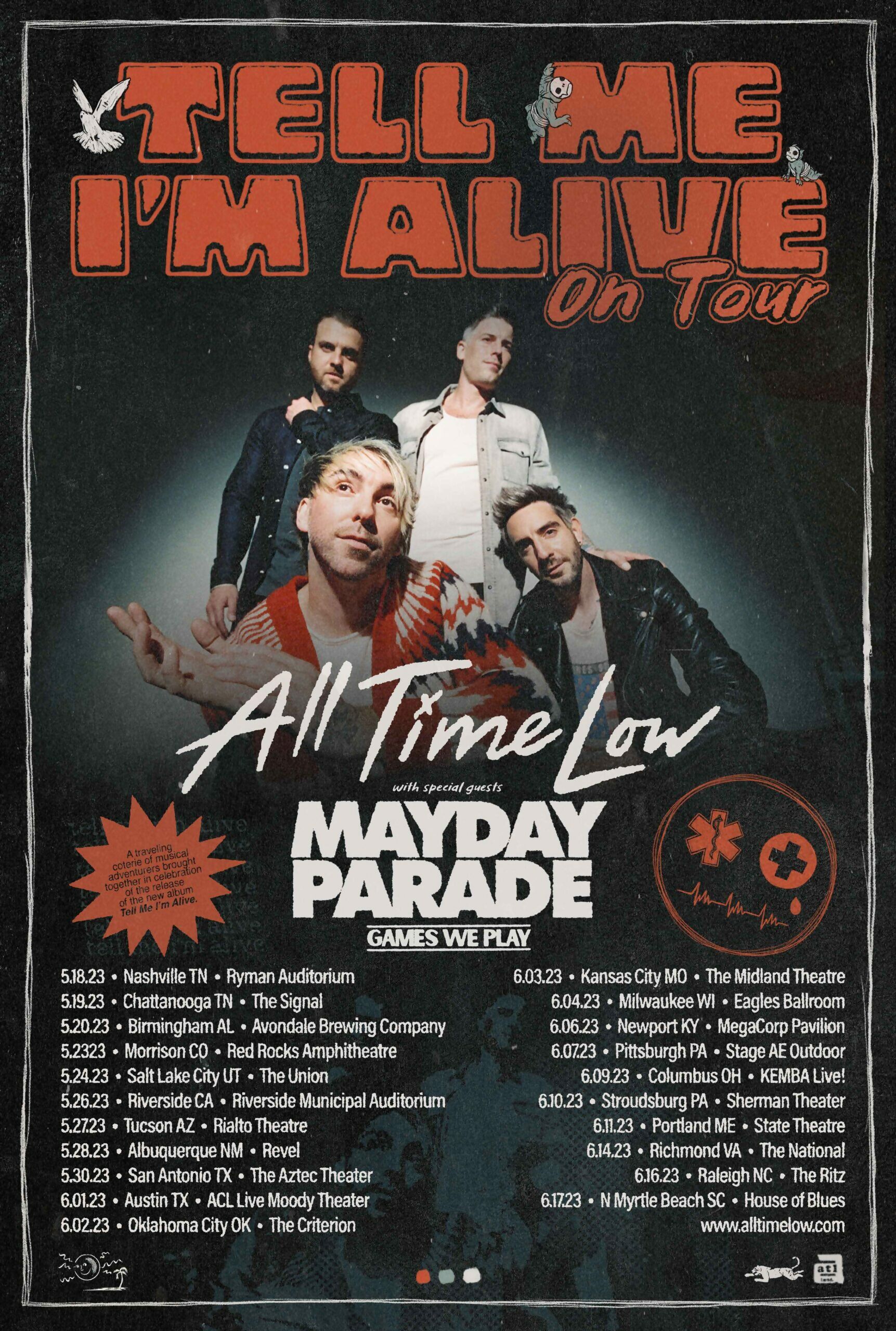 All Time Low North America tour ticket release