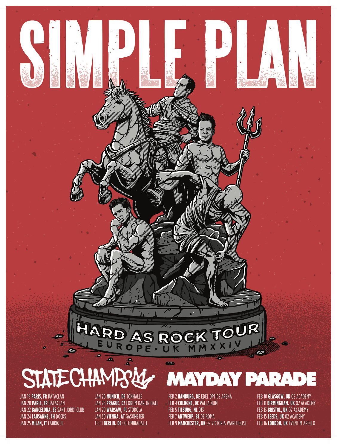 Simple Plan Announce ‘The Hard As Rock Tour’ With Mayday Parade And ...