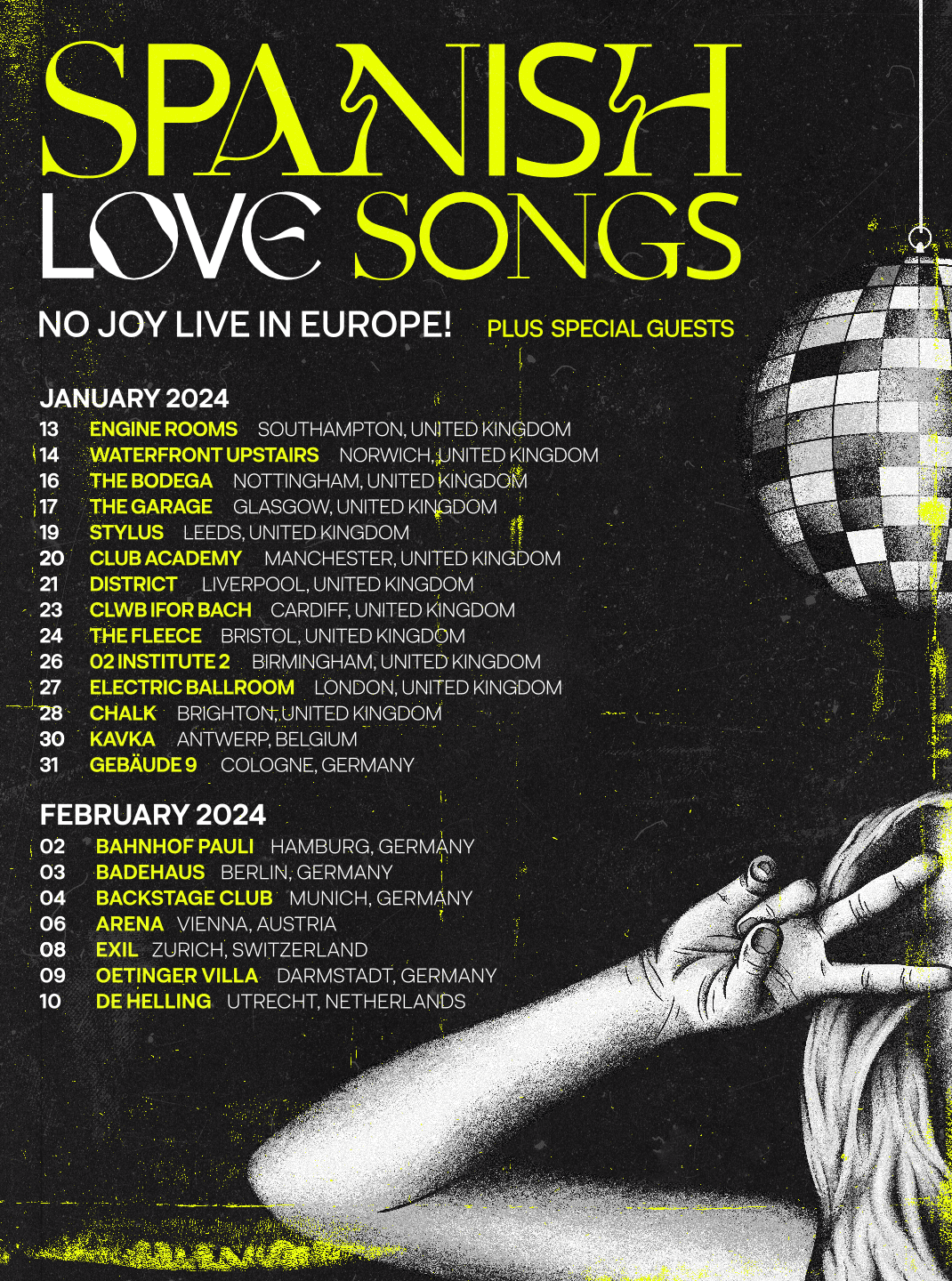 Spanish Love Songs Announce UK And EU 2024 Headline Tour