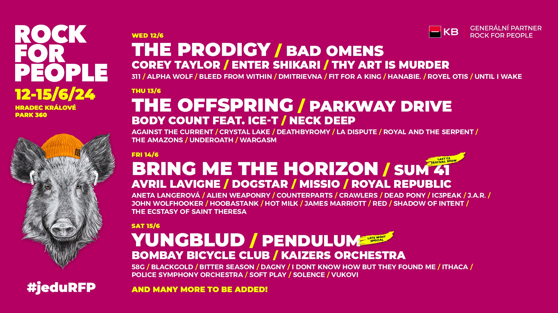 Yungblud, Sum 41 And Bad Omens All Added To Rock For People Festival Lineup