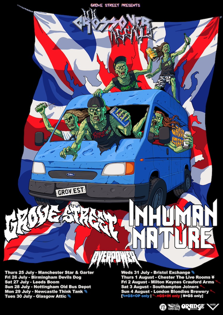 Grove Street Announce UK Co-Headline Tour With Inhuman Nature
