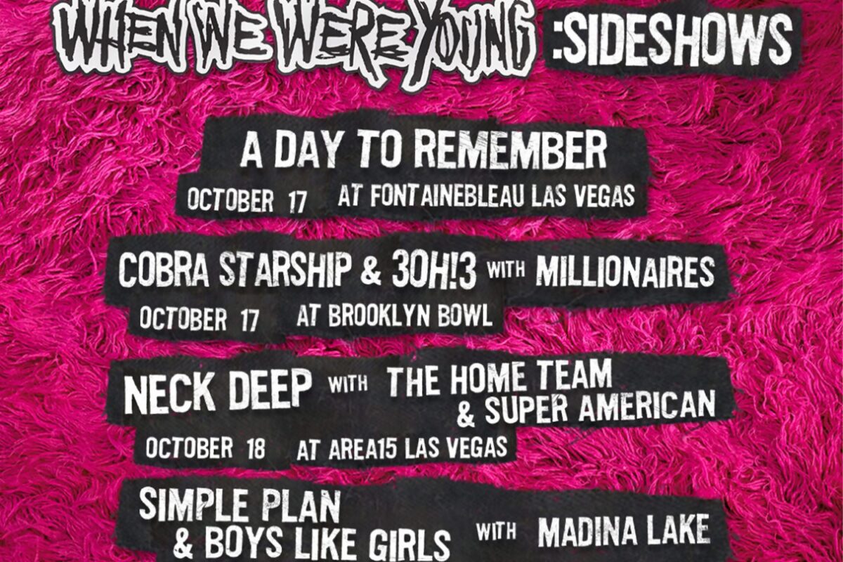 When We Were Young Festival Reveals Sideshow Lineup Including Neck Deep ...