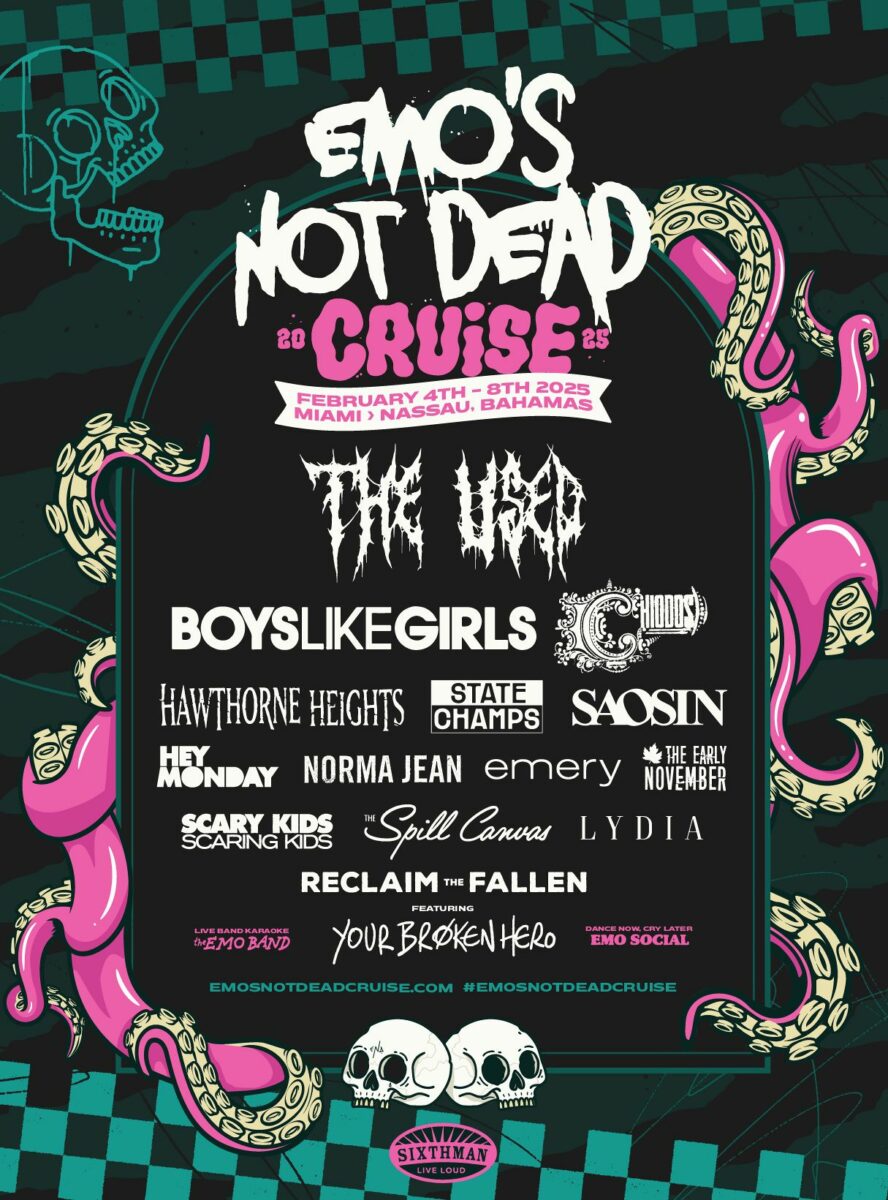 The Used, Boys Like Girls & More For Emo's Not Dead Cruise 2025
