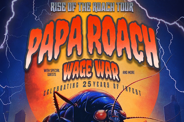 Papa Roach Announce Wage War As Support For UK Arena Shows