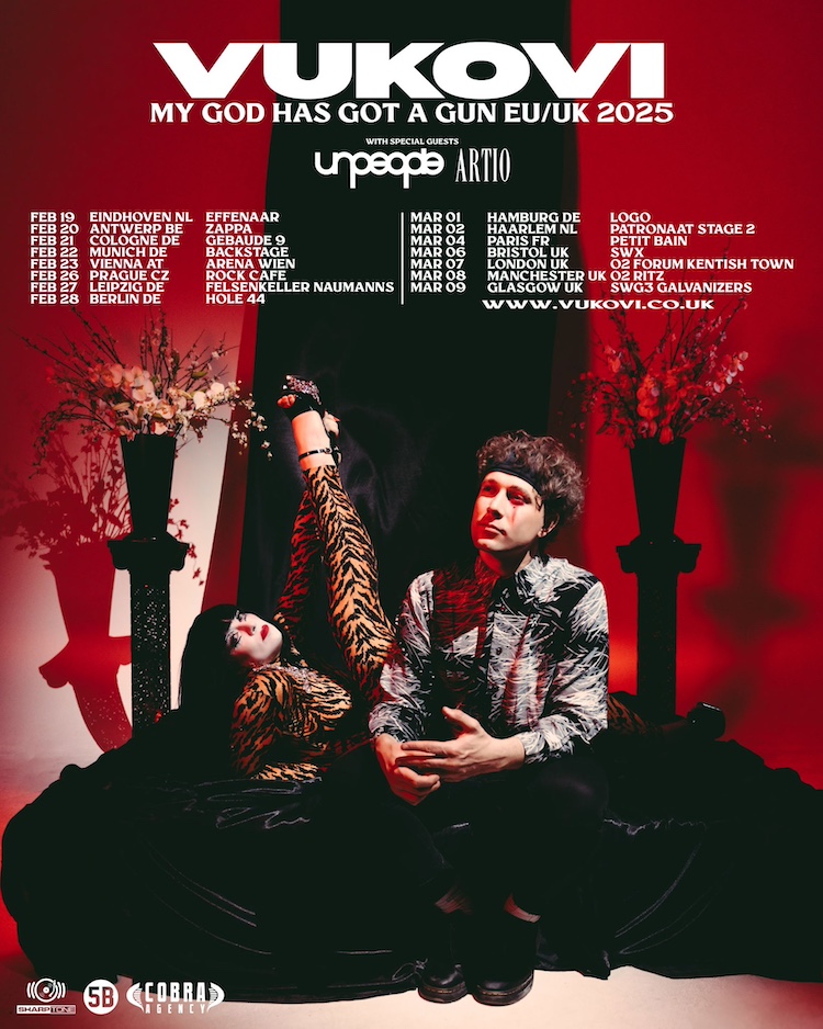 VUKOVI Announce 'My God Has Got A Gun' UK/EU Tour For 2025