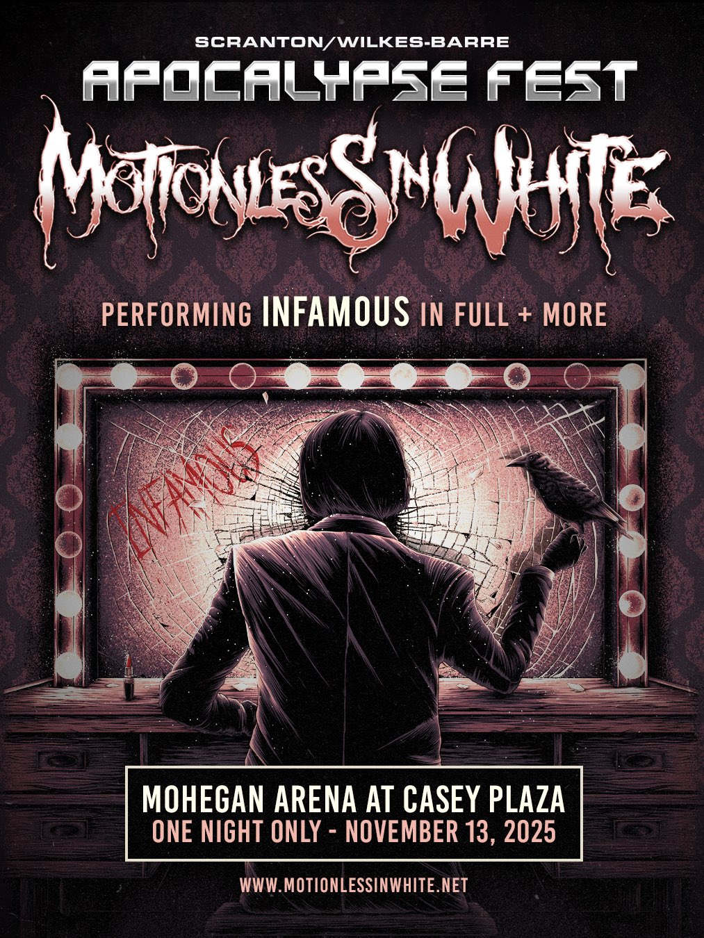 Motionless In White Announce 2025 Apocalypse Fest