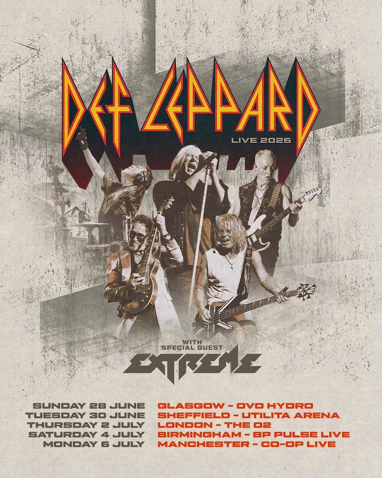 Def Leppard Announce 2026 UK & European Tour Dates