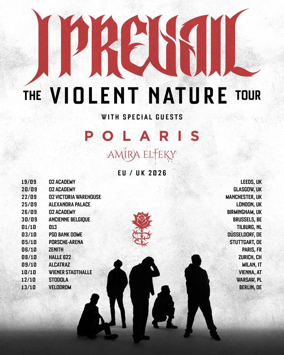 I Prevail Announce 'Violent Nature' UK & EU Tour