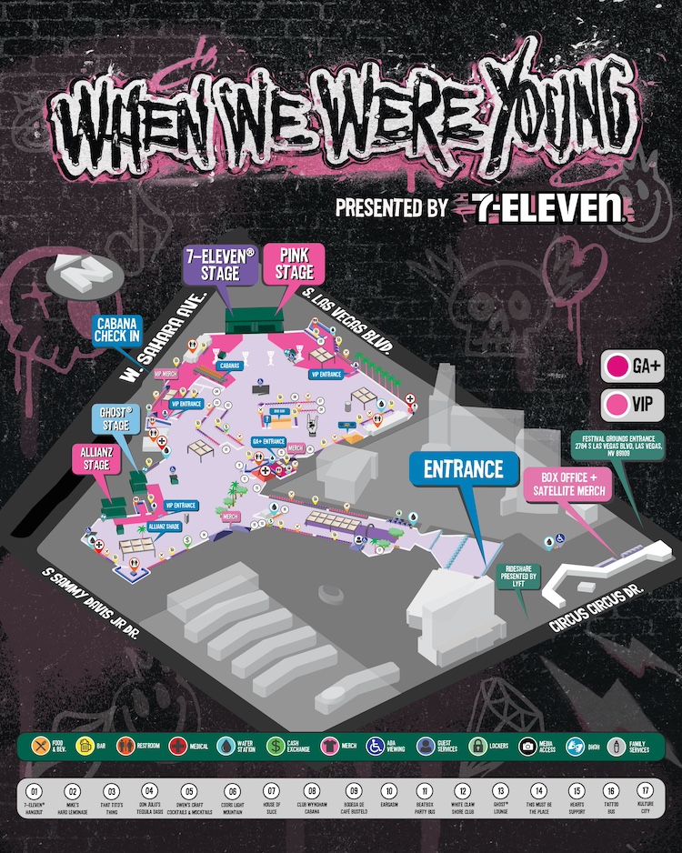When We Were Young Share Map Of 2025 Festival Grounds