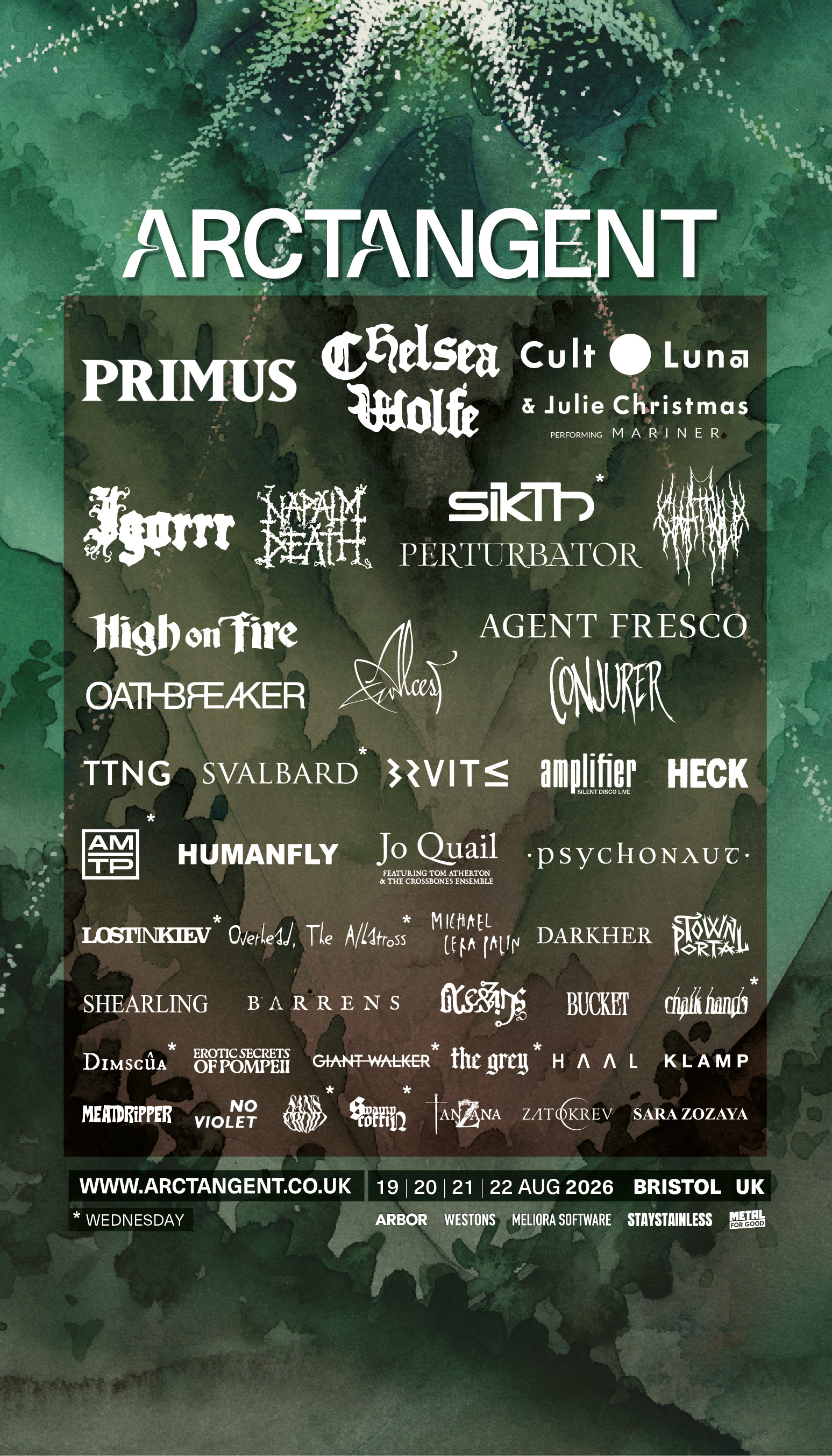 Arctangent Festival Reveal 2026 Lineup