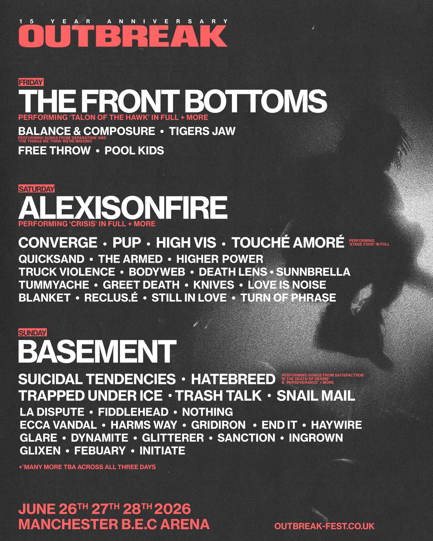 Outbreak Fest Announce Day Splits & Friday Line-Up