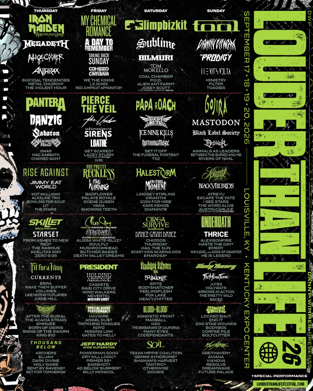 Louder Than Life Announce Huge 2026 Line-Up