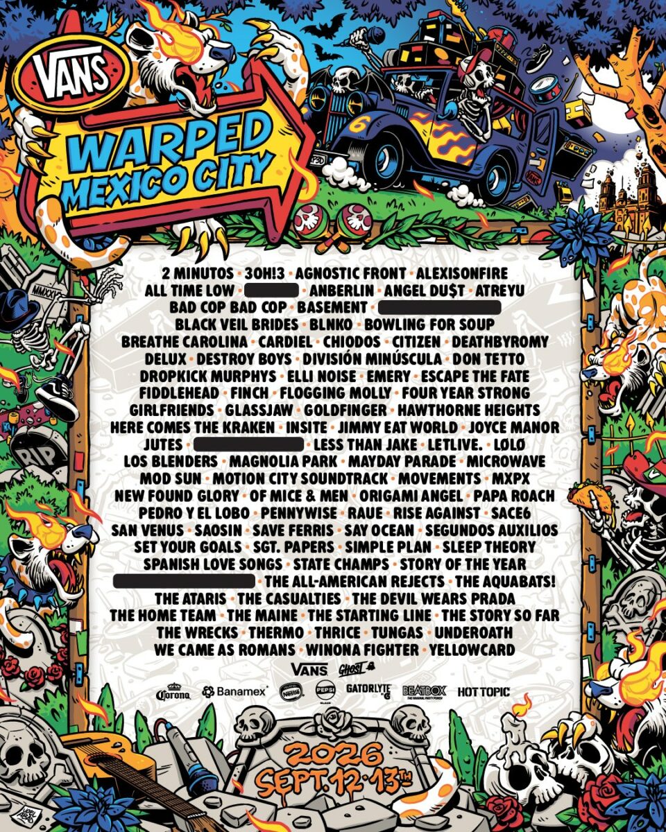Warped Tour Announce More Names For 2026 Line-Up