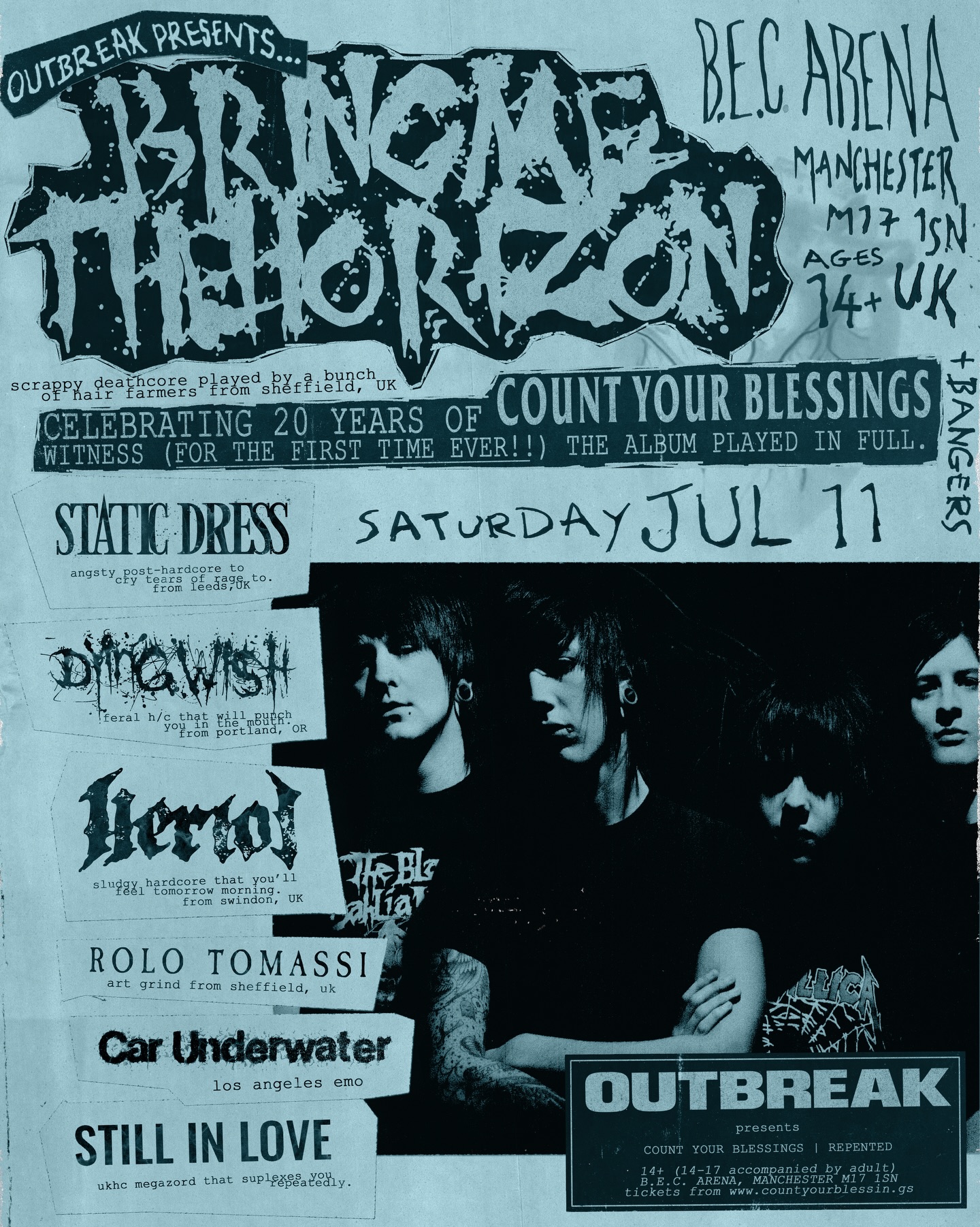 Bring Me The Horizon, A Day To Remember, Motionless In White & More To ...