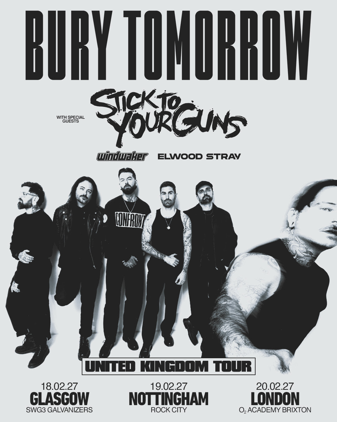 Bury Tomorrow Announce 2027 UK Headline Shows